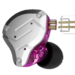 KZ ZS10 Pro in Ear Monitor Earbuds with 4BA and 1DD Drivers - KZ Bangldesh