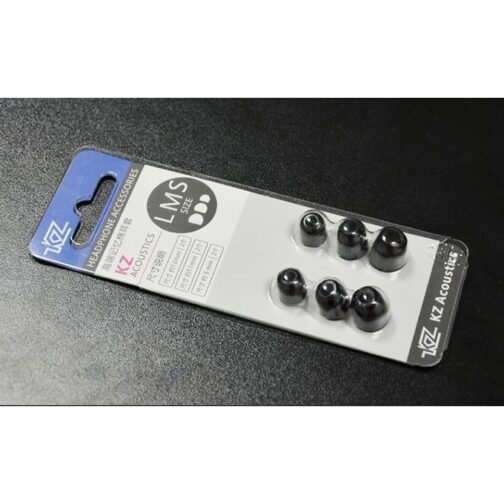 KZ Eartips 3 Pairs L M S In Ear Silicone Eartips - KZ Bangldesh