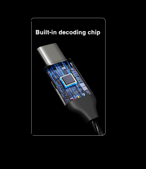 Type C OFC Copper Earphone Cable With Mic - KZ Bangldesh